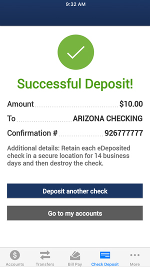 Mobile Deposit | OneAZ Credit Union